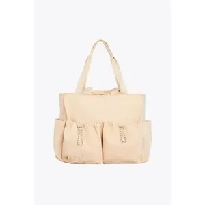 BEIS | Bags | Nwt Beis Sports Carryall Tote Duffle In Beige | Poshmark